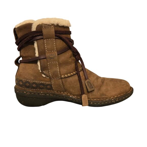 UGG | Shoes | Ugg Australia Boots Womens 6 Cove Toast Ankle Booties ...